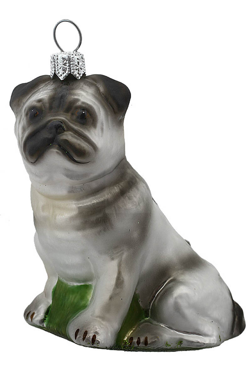 Christbaumfiguren Mops - Christbaumfiguren, 16,90